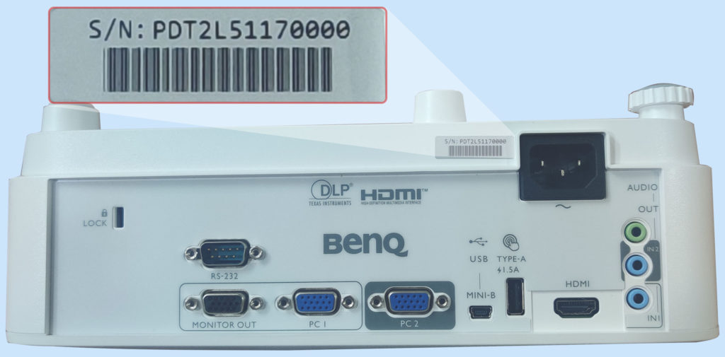 Finding the Serial Number – Early Digital Learning Programme