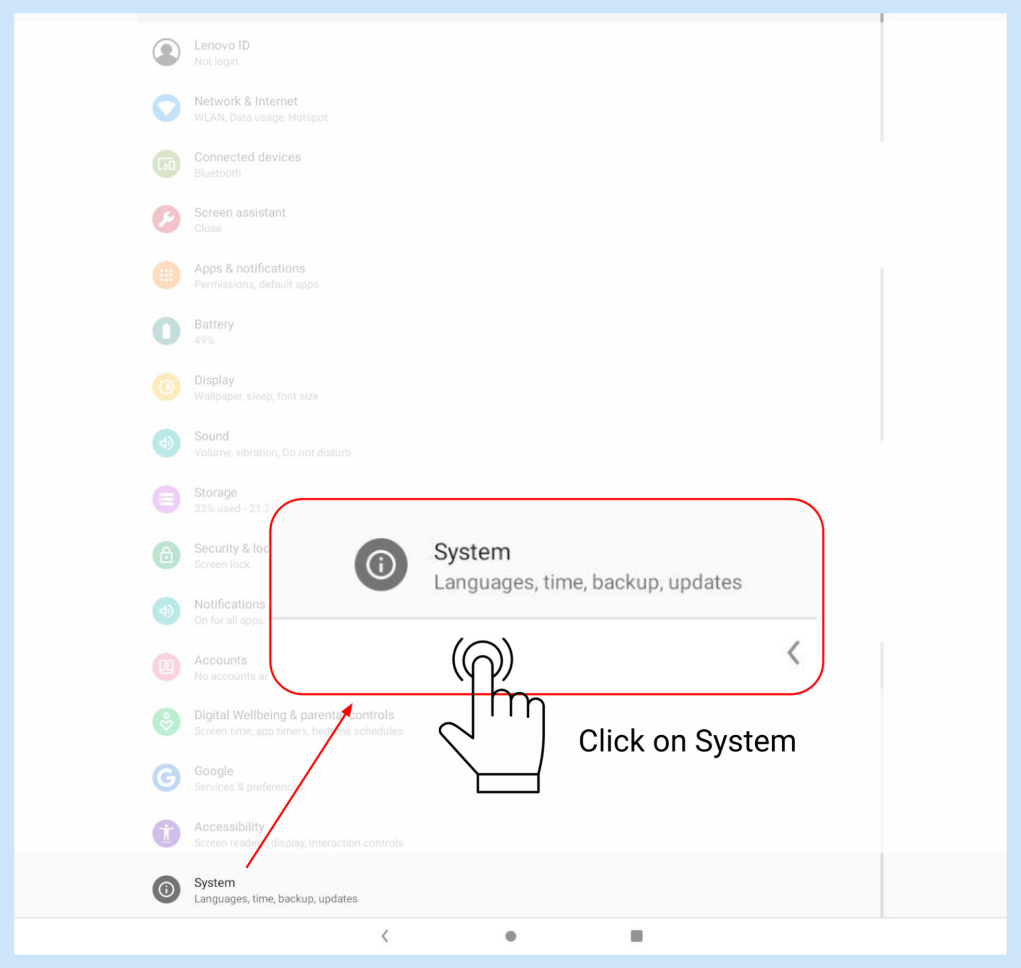 Finding the Tablets Serial Number – Early Digital Learning Programme