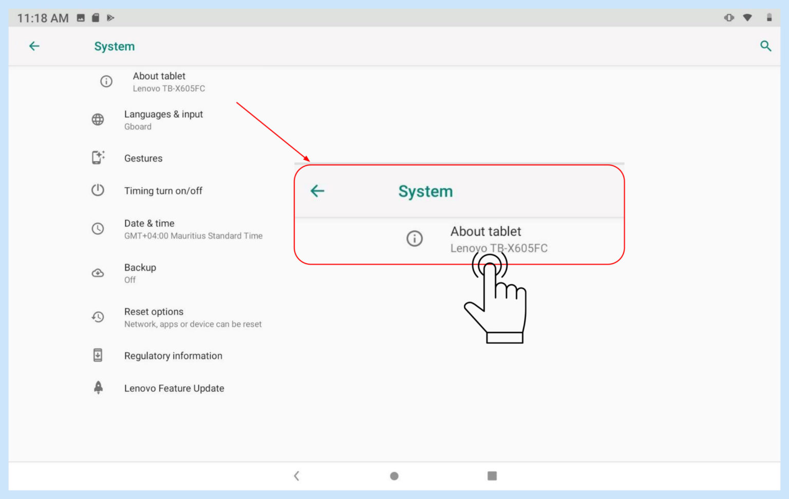 Finding the Tablets Serial Number – Early Digital Learning Programme