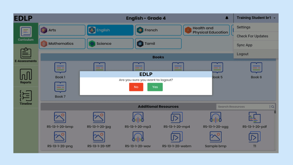 Settings – Early Digital Learning Programme